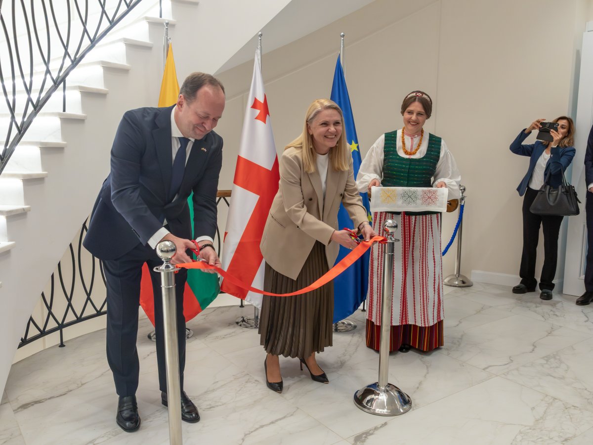The new building of the Embassy of the Republic of Lithuania to Georgia ...
